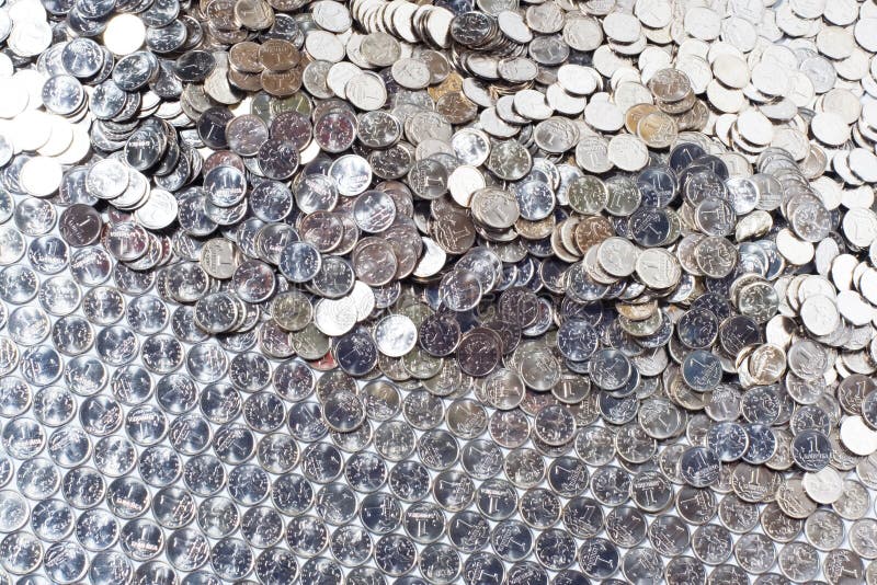 From chaos to order stock image. Image of disorder, coin - 7184369