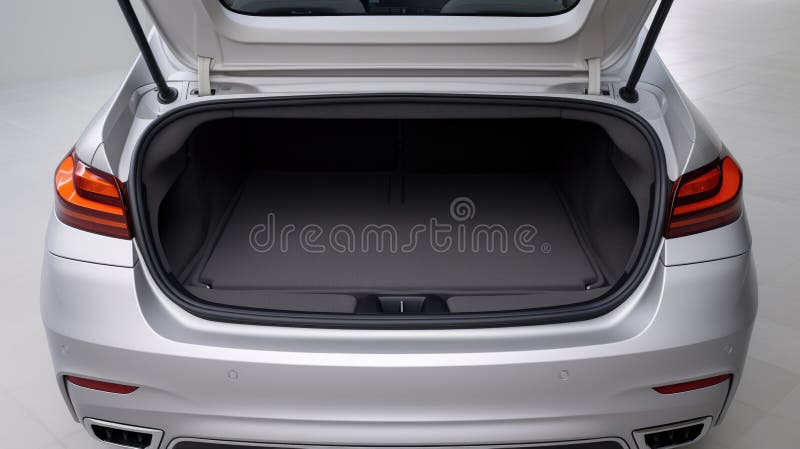 From Chaos To Order, Clean and Empty Modern Car Trunk Interior ...