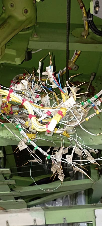 Chaos wires installation stock photo. Image of chaos - 236765850