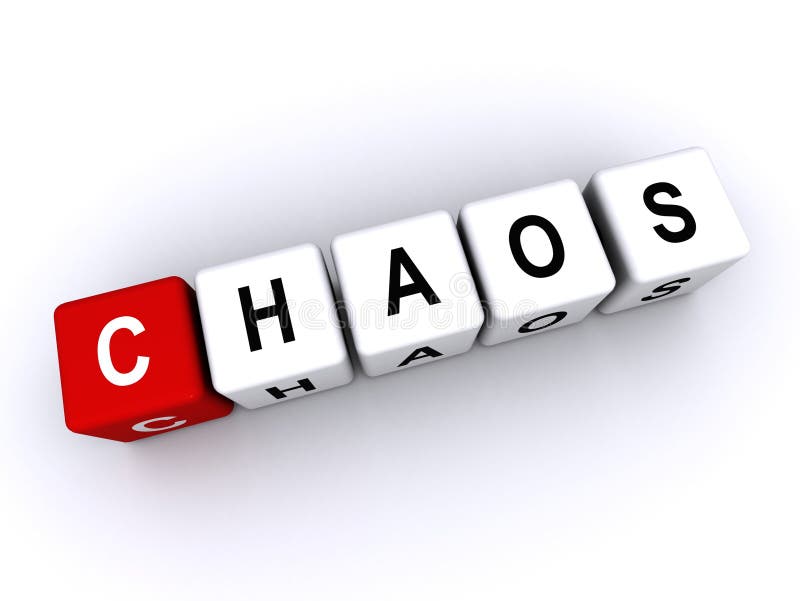 CHAOS Word Warped, Distorted, Repeated, and Arranged into Seamless ...