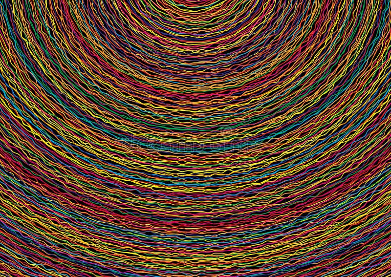 Chaotic Abstract Lines Background Stock Illustration - Illustration of ...