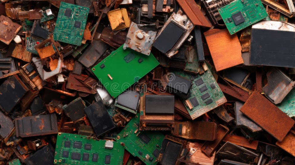 The Chaotic Collection of Discarded Electronic Circuit Boards ...