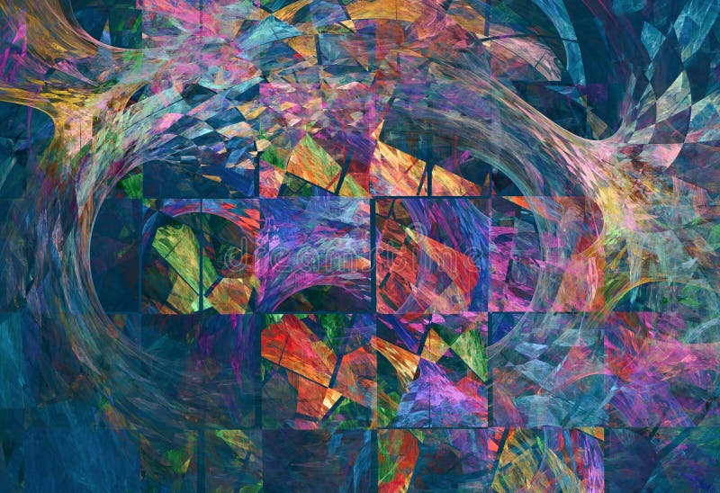 Chaotic Colorful Background Stock Illustration - Illustration of pink ...