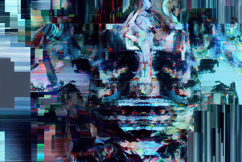 A Chaotic Digital Glitch that Shows Distorted Images and Video, with ...