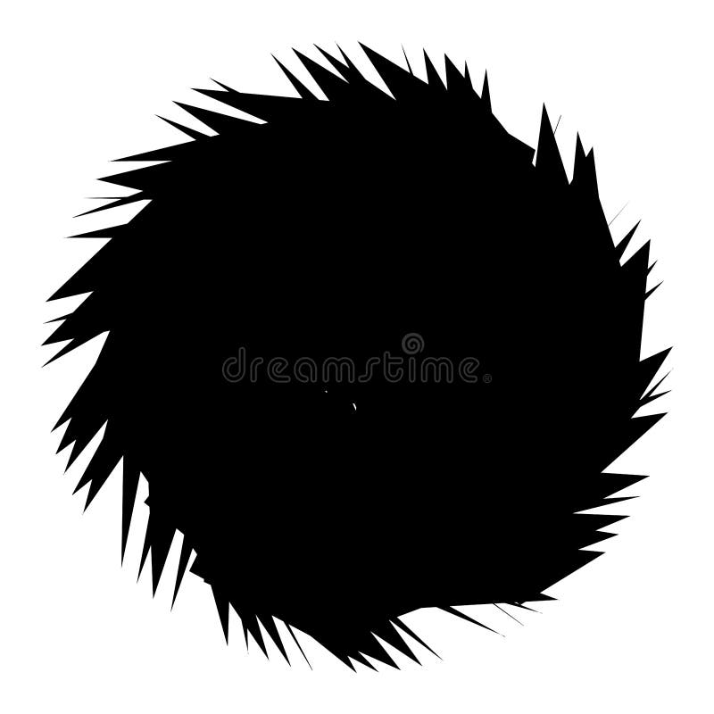 Chaotic, Edgy, Sharp, Shrill Textured Geometric Random Radial Abstract ...