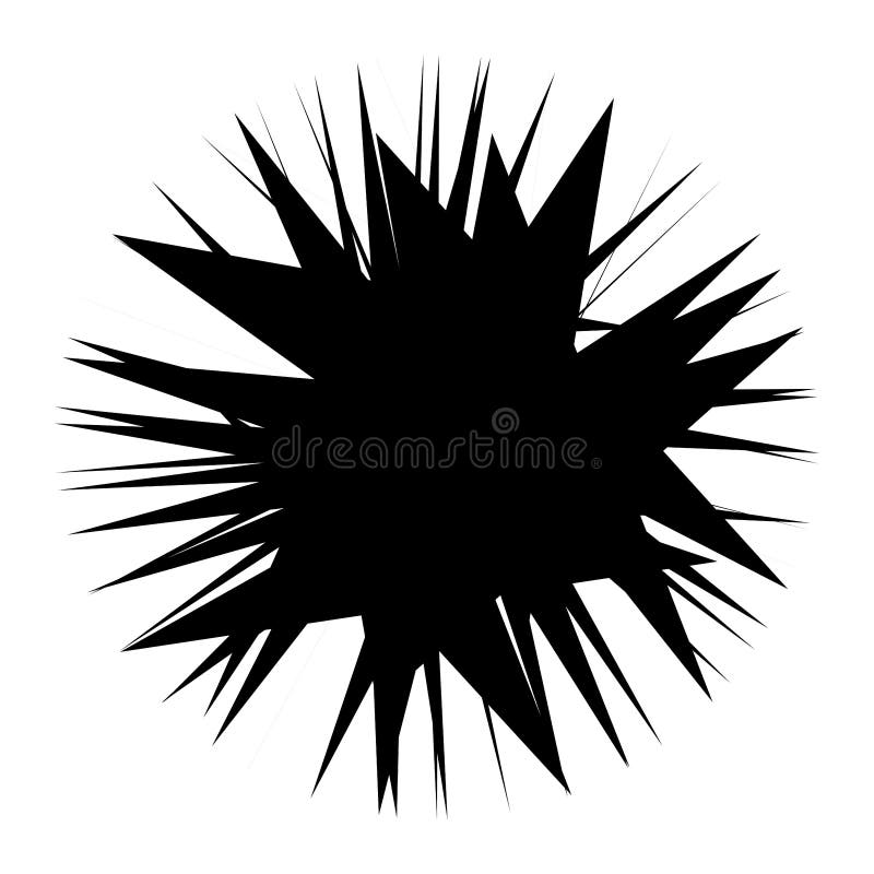 Chaotic, Edgy, Sharp, Shrill Textured Geometric Random Radial Abstract ...