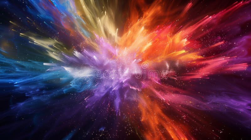 Chaotic Explosion of Business Ideas: Overloaded Mind Illustration Stock ...