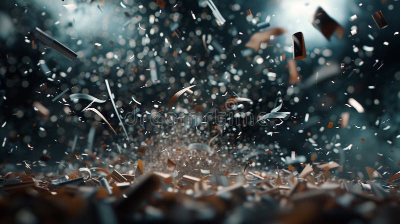A Chaotic Explosion of Confetti and Debris in a Dark and Dynamic ...