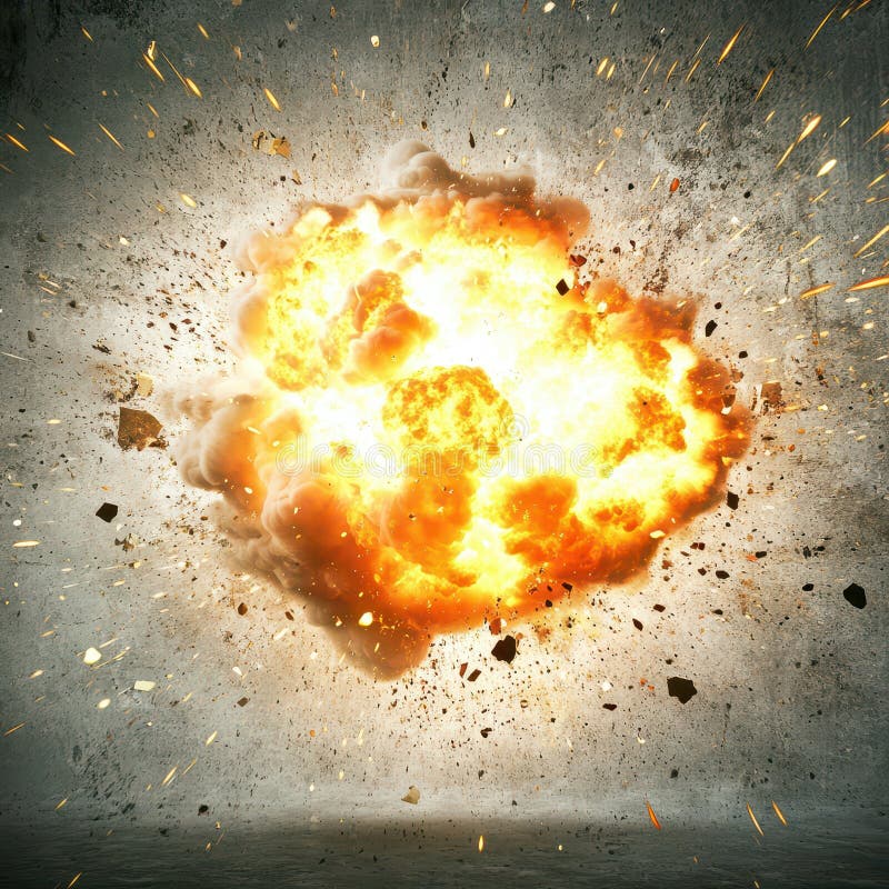 Chaotic Explosive Volcanic Eruption Stock Photo - Image of energy ...