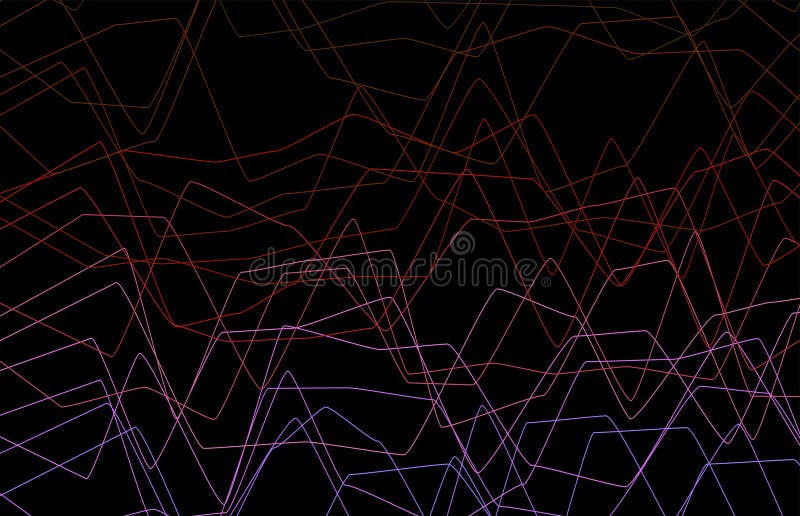 Chaotic Frequency Lines. Wallpaper. Abstract Mountains Background Stock ...