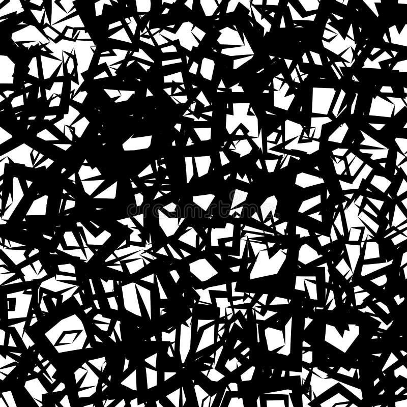 Chaotic Geometric Texture / Pattern with Random Edgy Shapes Stock ...