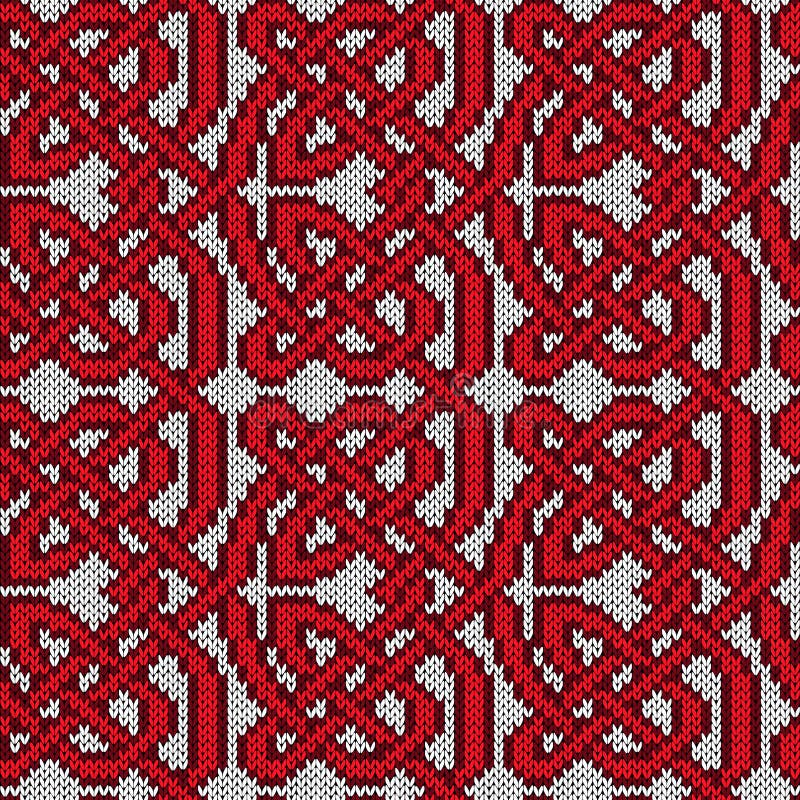 Chaotic Interlaced Knitted Pattern Stock Vector - Illustration of ... Chaotic Interlaced Knitted Pattern Stock Vector - Illustration of ...
