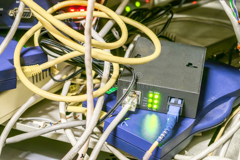 Chaotic Interlacing of Wires between the Modem and the Internet Bridge ...