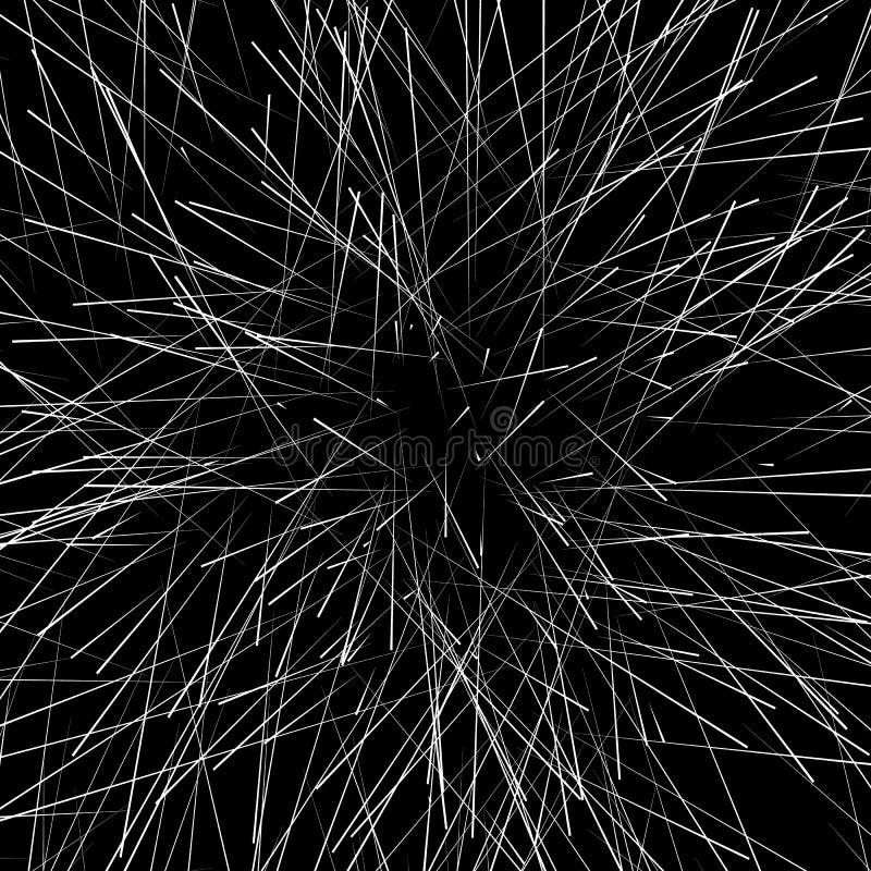 Chaotic Irregular, Random, Scattered Lines Artistic Geometric Im Stock ...