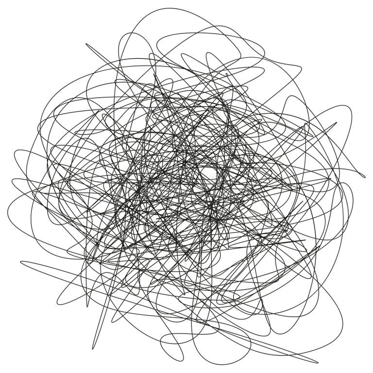 Messy Line Drawing Stock Illustrations – 18,315 Messy Line Drawing ...