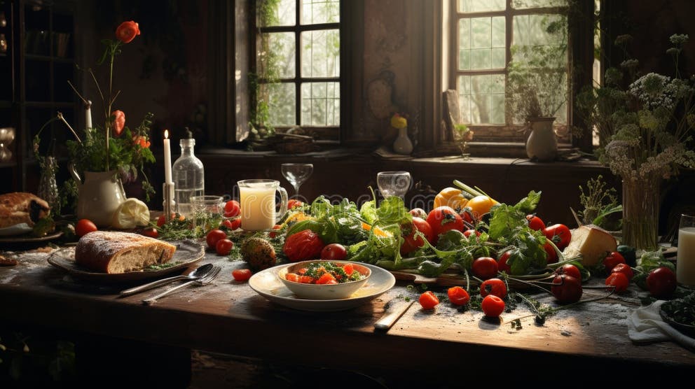 Mess Table Party Stock Illustrations – 53 Mess Table Party Stock ...