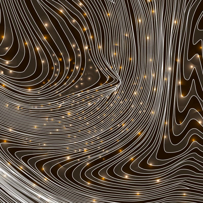 Chaotic Motion Of The Ions In Electrolytes Stock Illustration ...