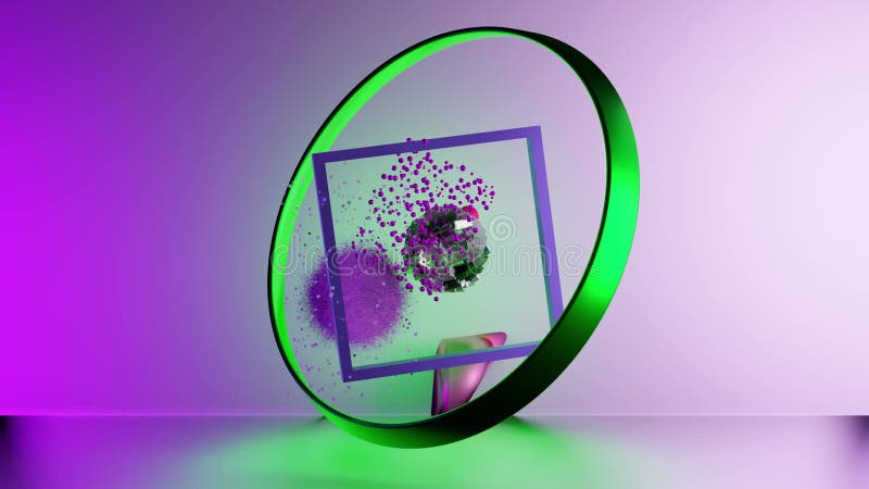 Chaotic Movement of Strange Objects Stock Video - Video of motion ...