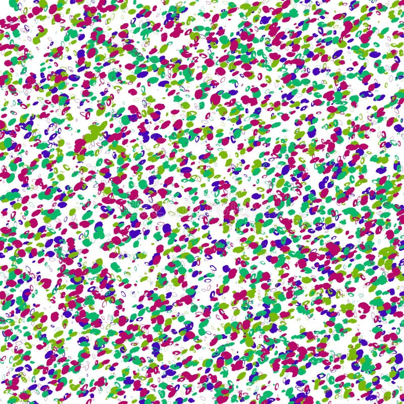 Chaotic Multicolored Brush Spots in a White Background. Ble, Green and ... Chaotic Multicolored Brush Spots in a White Background. Ble, Green and ...
