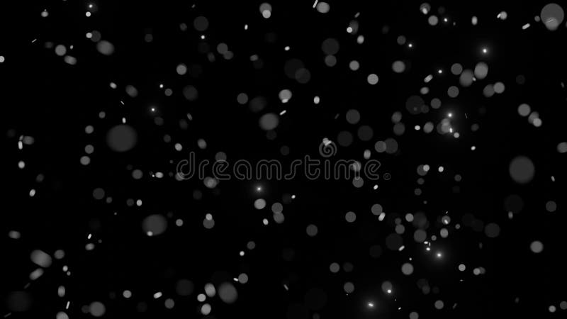 Chaotic Particle Motion. Looping Animation of Chaotic Particles on a ...