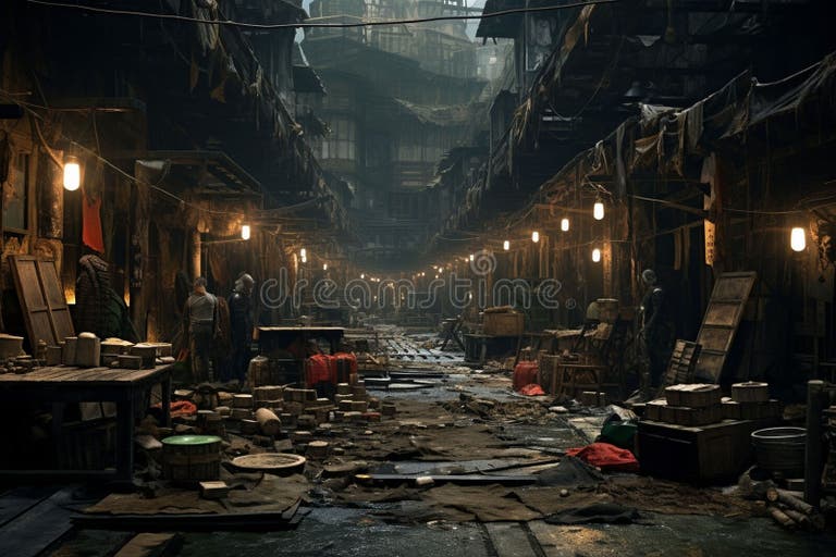 Postapocalyptic Marketplace Stock Illustrations – 32 Postapocalyptic ...