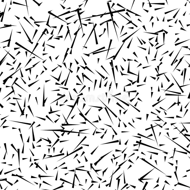 Chaotic Random Scattered Shapes. Abstract Geometric Pattern Stock ...