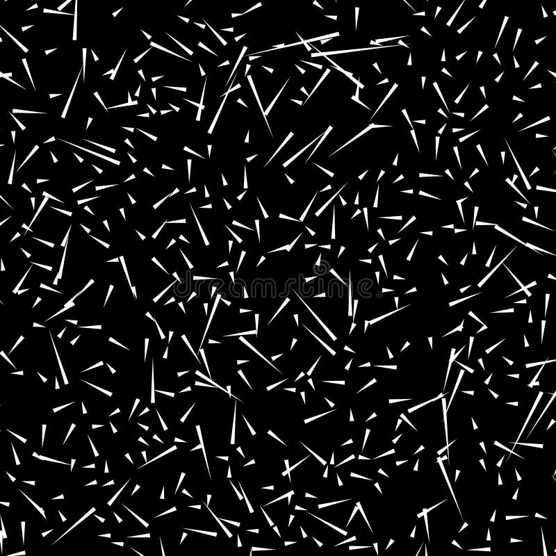 Chaotic Random Scattered Shapes. Abstract Geometric Pattern Stock ...