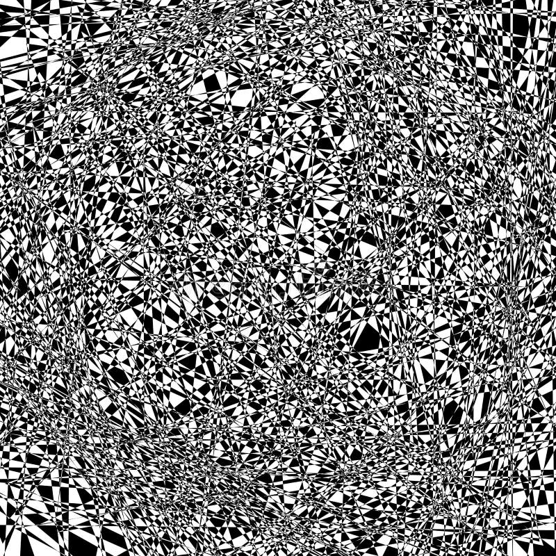 Chaotic, Rough Texture. Random Pattern with Scattered Edgy Shape Stock ...