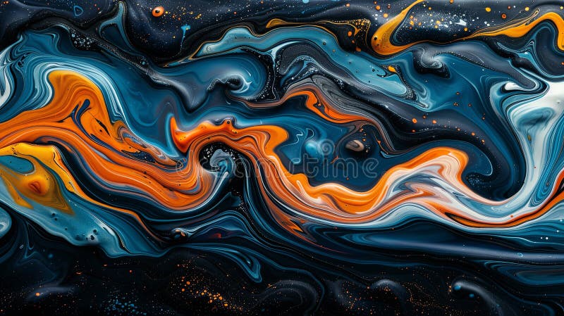 Chaotic Shapes and Colors of the Human Mind Stock Image - Image of ...