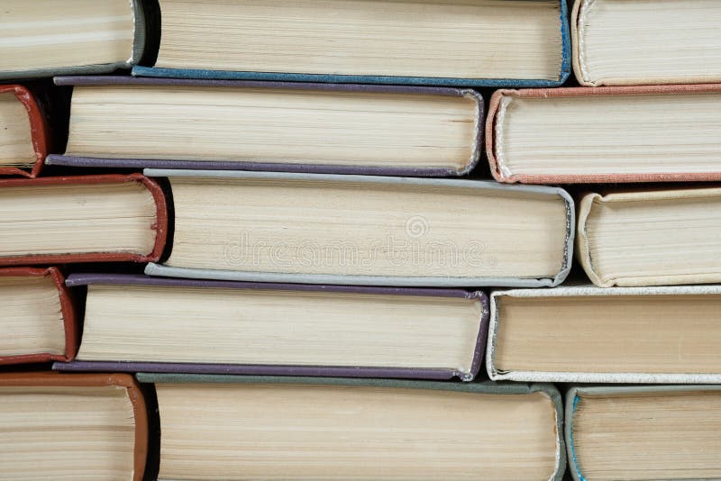 Stack of Old Books Pastel Colors Stock Photo - Image of pile, business ...