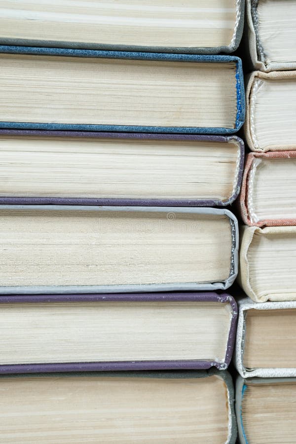 Stack of Old Books Pastel Colors Stock Image - Image of grunge, object ...