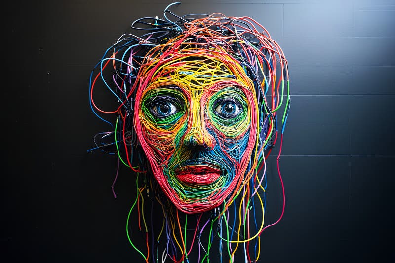 Chaotic Tangle of Glance Cables, Messy and Entangled in a Confusing ...