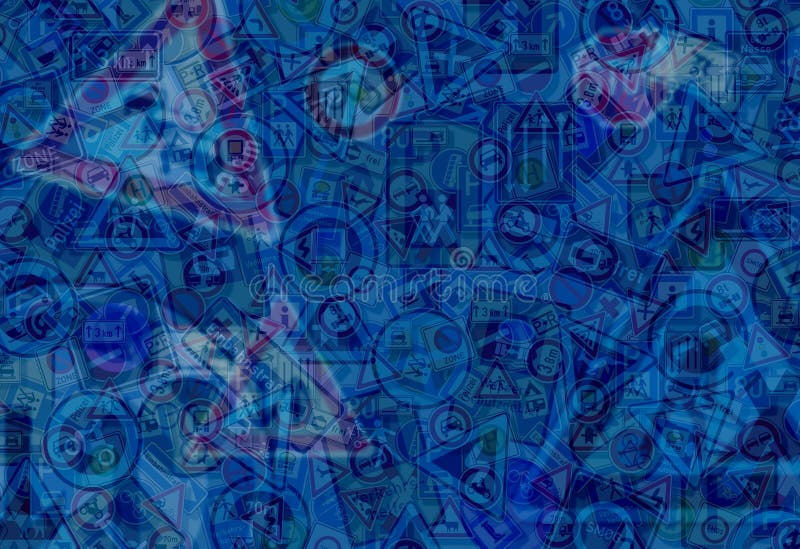 Chaotic traffic back stock illustration. Illustration of group - 22551165