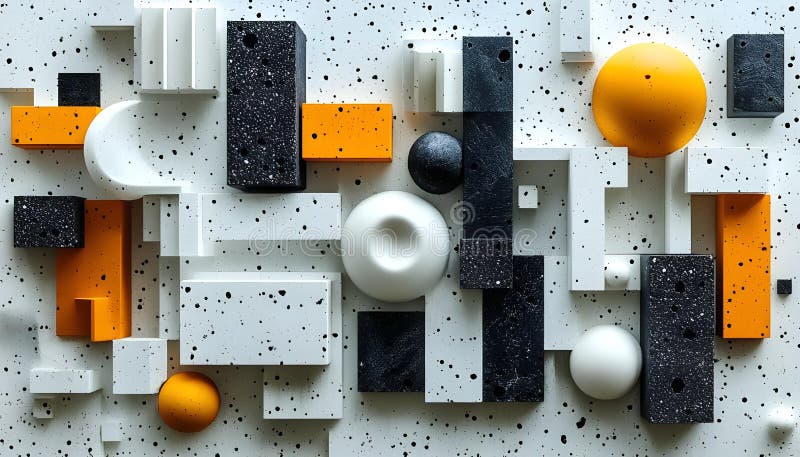 A Chaotic yet Visually Appealing Composition of Various Geometric ...