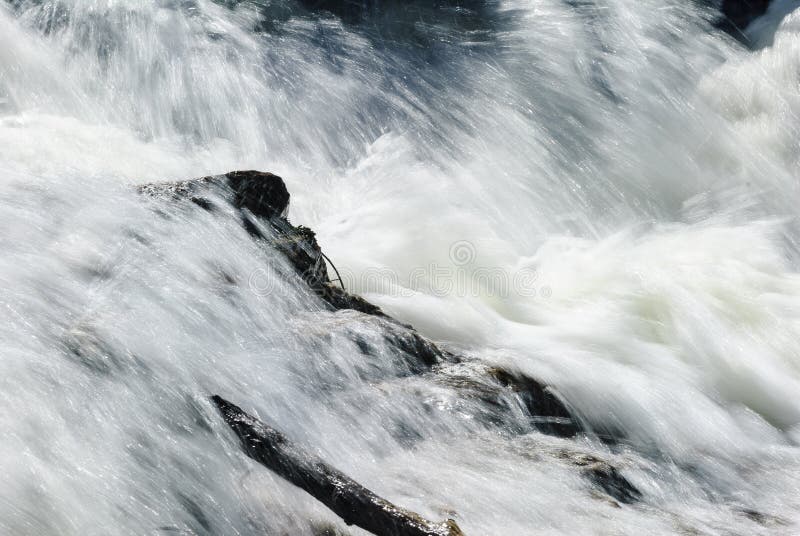 Chaotic Water Flow at Barden Reservoir Stock Photo - Image of water ...