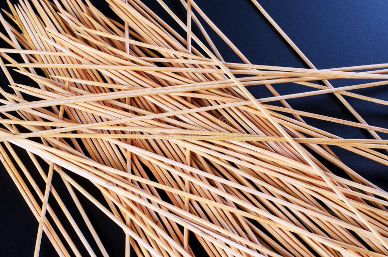 Chaotic Wooden Sticks Pattern on Dark Background Abstract Natural ...