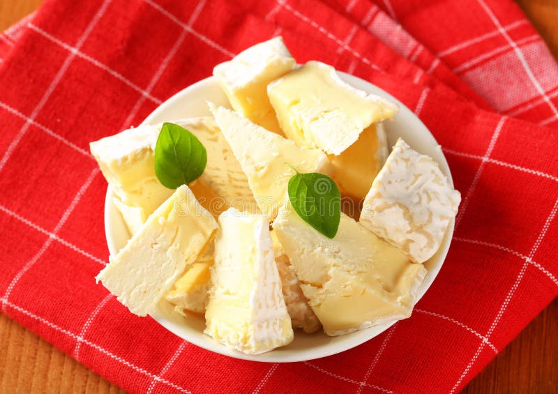 Chaource cheese stock photo. Image of food, cloth, artisanal - 56806018