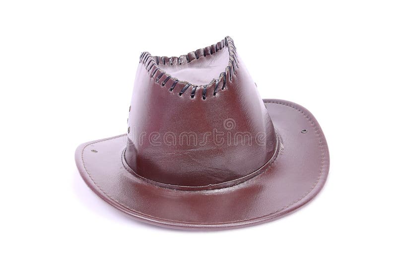 Chapéu de cowboy invertido imagem de stock. Imagem de couro - 13349805