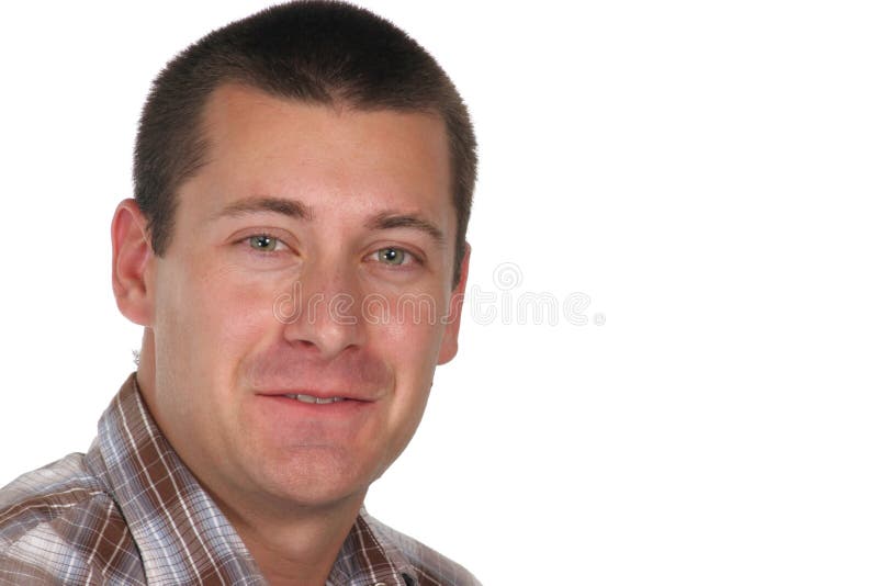 Chap grins at you stock photo. Image of look, head, male - 361026