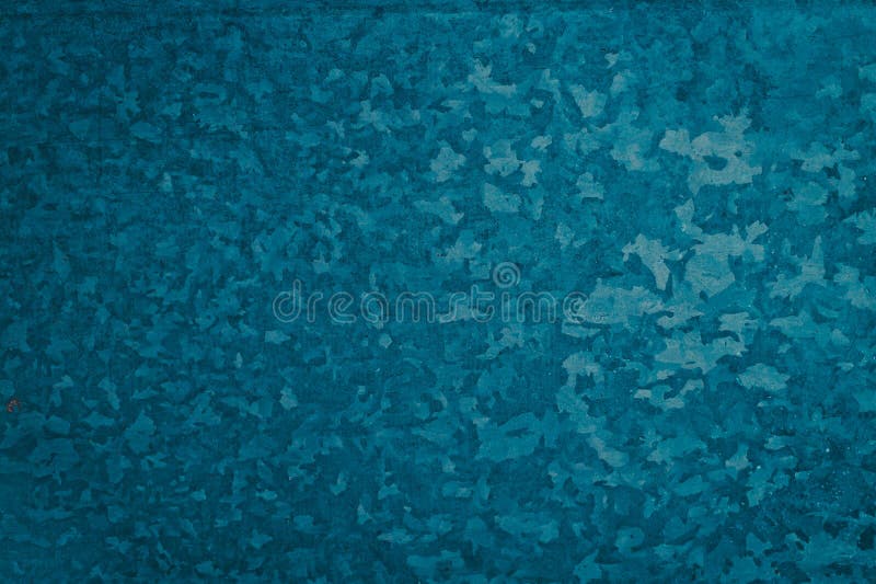 Chapa De Acero Galvanizada Azul Brillante Pintada Imagen de archivo ...