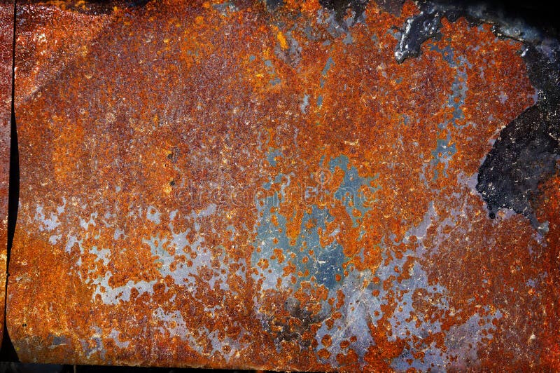 Chapa Oxidada Vieja, Textura Imagen de archivo - Imagen de estructura ...