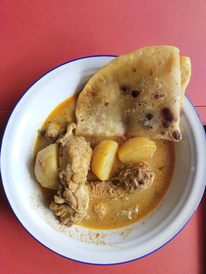 Chapati Bread Curry stock image. Image of chicken, curry - 263221035