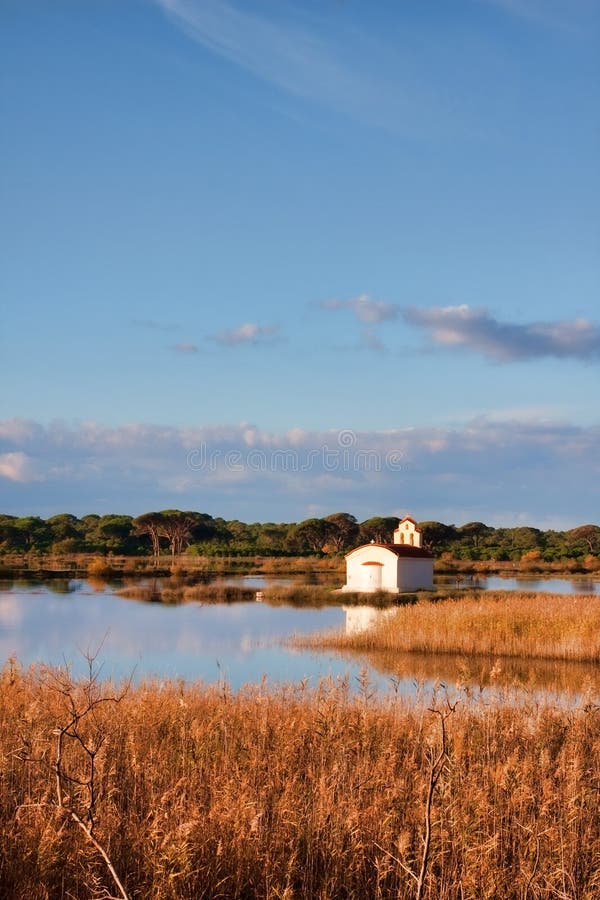 Chapel stock photo. Image of december, reed, kalogria - 12485510