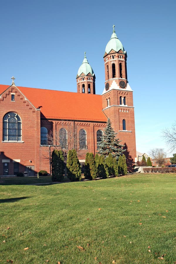 Chapel on a College Campus Vertical Stock Image - Image of college ...