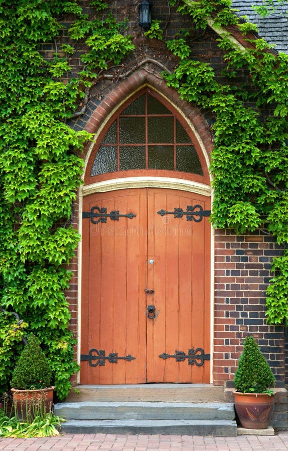 Old Chapel Door in Tivat , Montenegro Stock Image - Image of ...