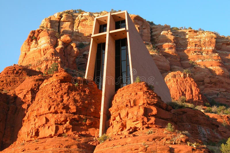 Chapel of the Holy Cross stock image. Image of cross, christ - 1117869