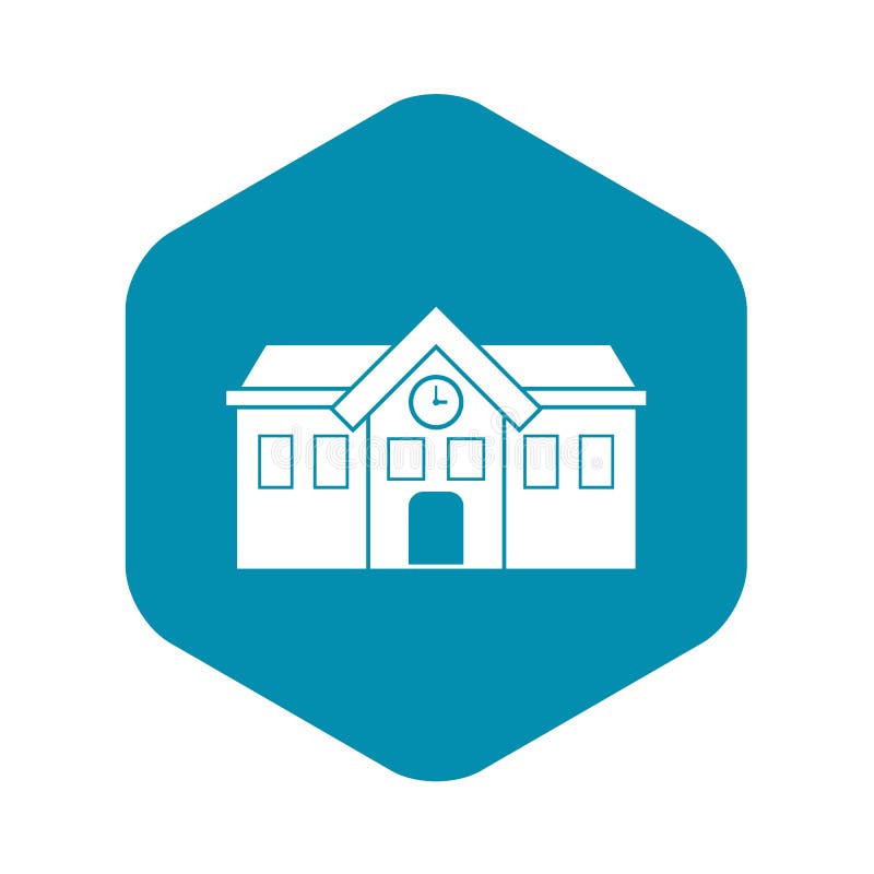 Chapel icon, simple style stock vector. Illustration of architecture ...