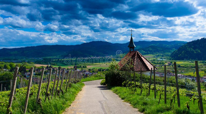 Chapel of Ohlsbach in Germany Stock Photo - Image of landscape, south ...