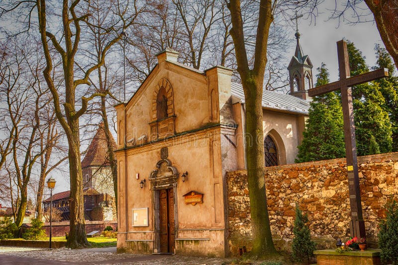 Olkusz (Poland) stock image. Image of plant, grass, tree - 57487471