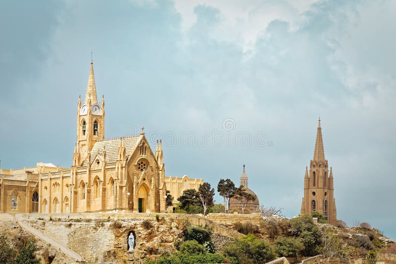 Our Lady of Lourdes Chapel, Gozo, Malta Stock Photo - Image of prayer ...